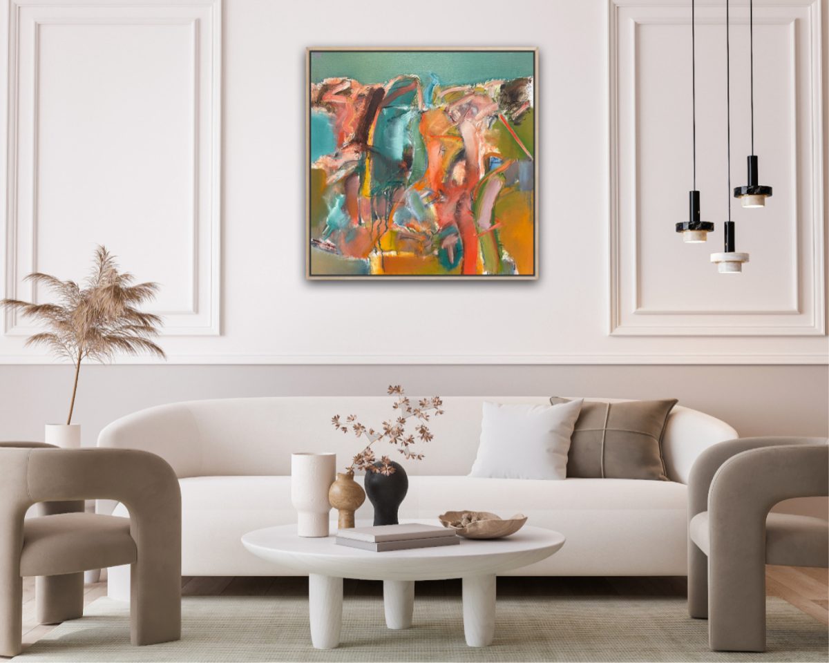 Green Versus Red - Bugera Lamb Fine Art